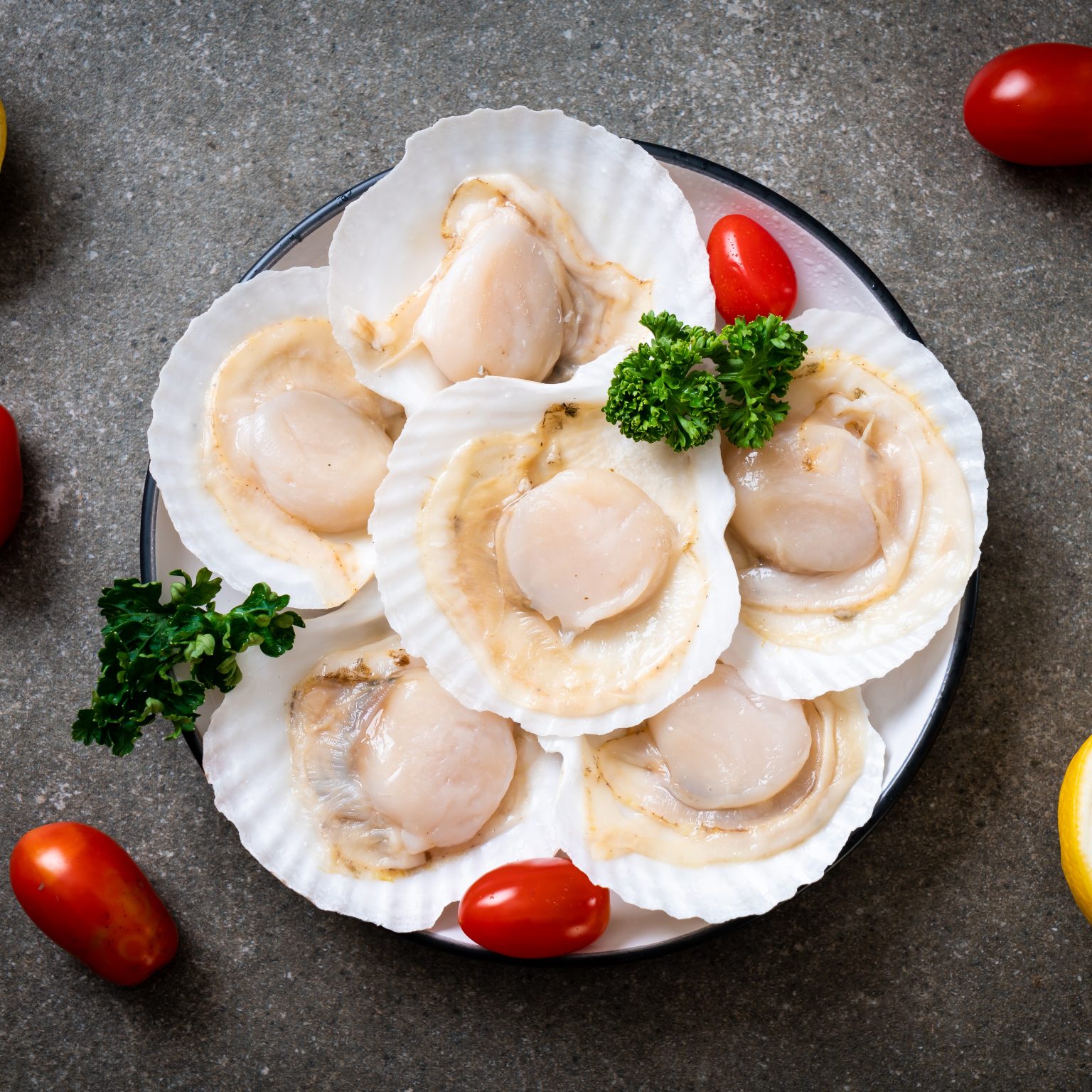 Half Shell Scallop 9/10 - One Ocean Food Pte Ltd